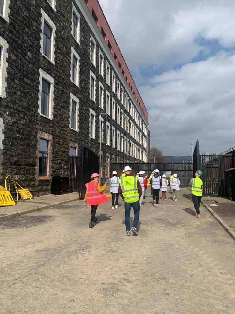 Student Site Visit: Brookfield Mill, Belfast - Construction Company UK