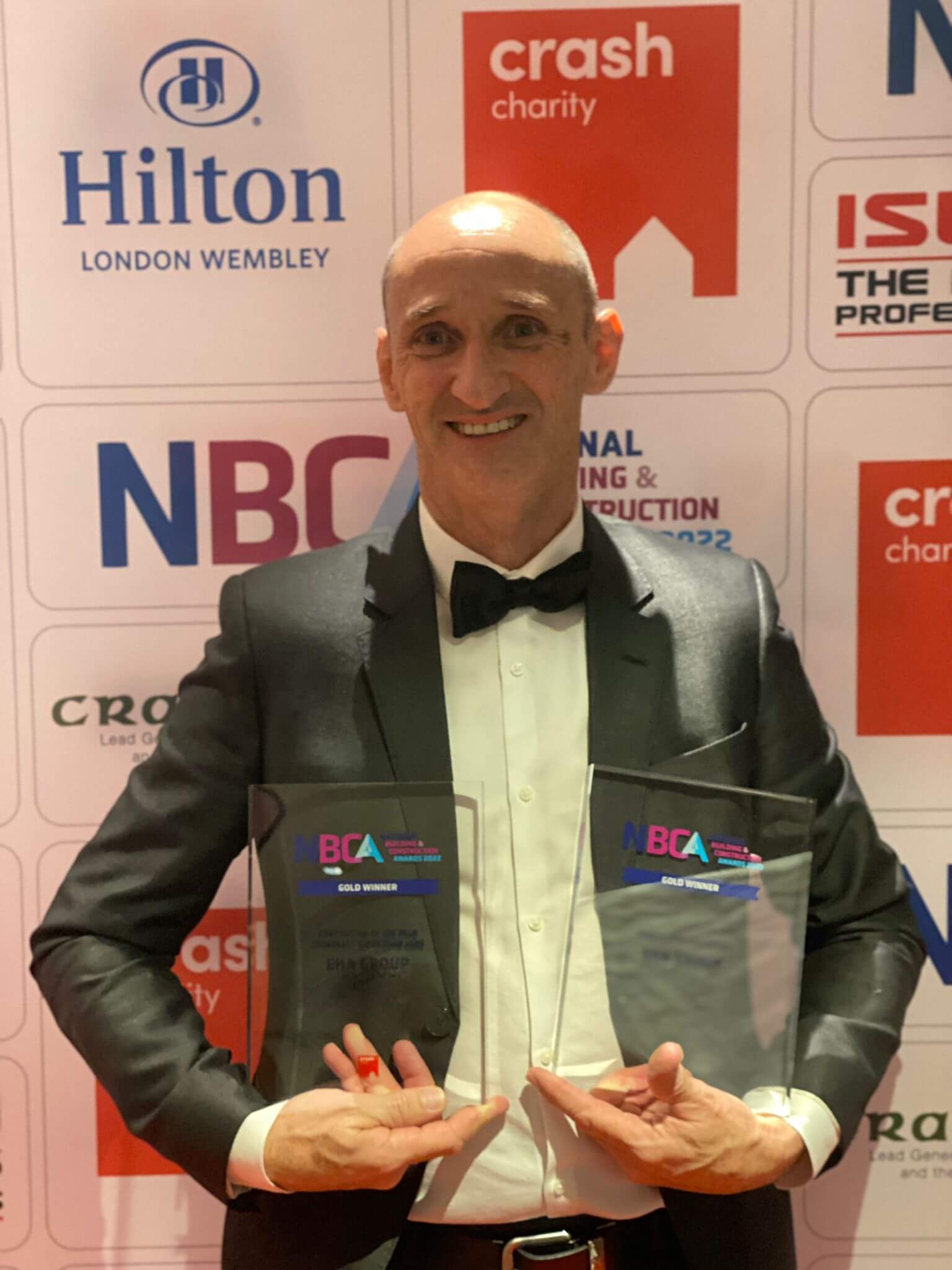 EHA Double Gold at National Construction Awards - Construction Company UK