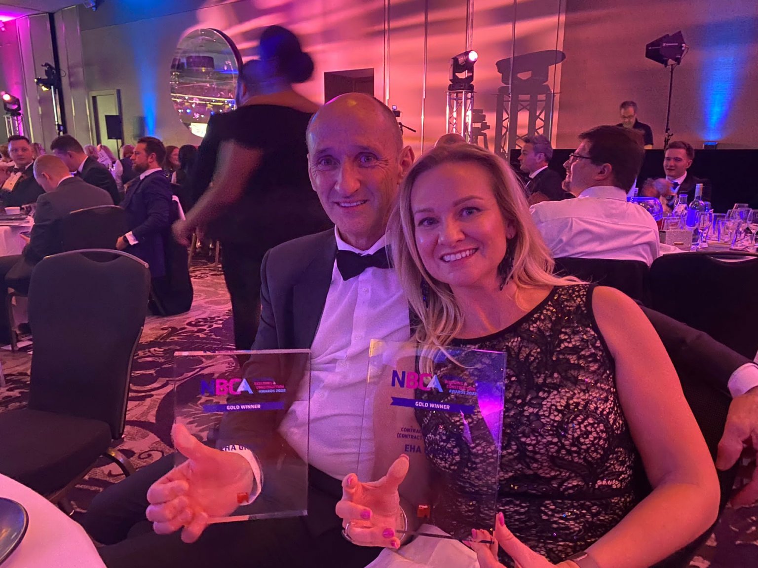 EHA Double Gold at National Construction Awards - Construction Company UK