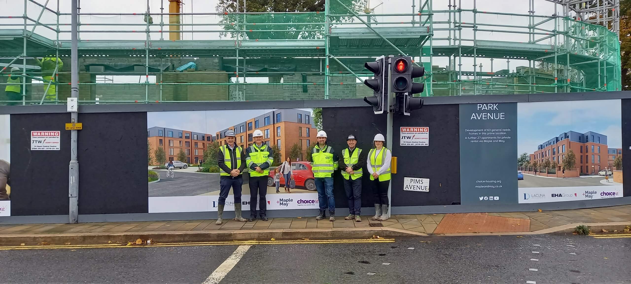 CEF Site Visit: Park Avenue, Belfast - Construction Company UK